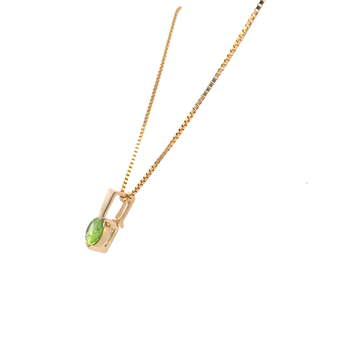 Estate Peridot Pendant/Enhancer in 14K Yellow Gold | 2.00CT – Beeghly & Co.